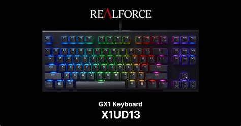 Product Realforce X Ud Realforce Premium Keyboard Pbt