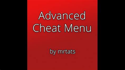 [mod] Advanced Cheat Menu Gui Based Cheat Menu Paradox Interactive Forums