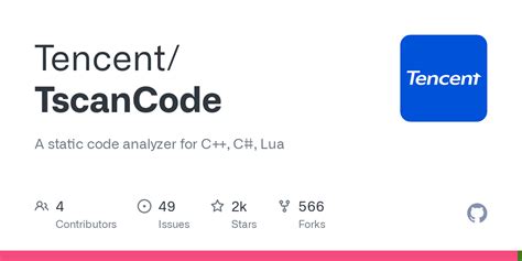 Github Tencenttscancode A Static Code Analyzer For C C Lua