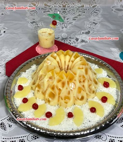 Gelatina De Smoothies De Tropical Colada Pi A Colada Gelatinadesmoothiesdetropicalcolada