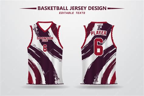 Premium Vector Basketball Jersey Design And Template For Printing