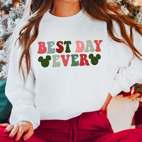 Happiest Place On Earth Sweatshirt Christmas Sweatshirt Etsy