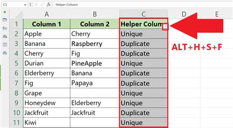 How To Compare Two Columns In Microsoft Excel And Remove The Duplicates