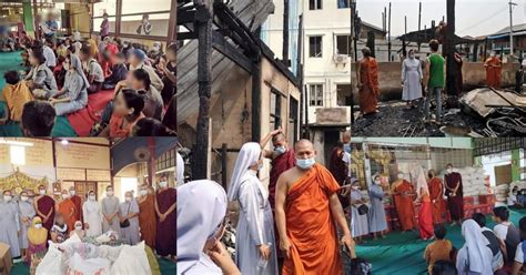 မီးဘေးဒုက္ခနဲ့ကြုံနေရတဲ့ အစ္စလာမ်ဘာသာဝင်ပြည်သူတွေကို စေတနာအပြည့