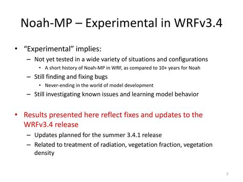 evaluation of the noah mp land surface model in wrfv ppt download