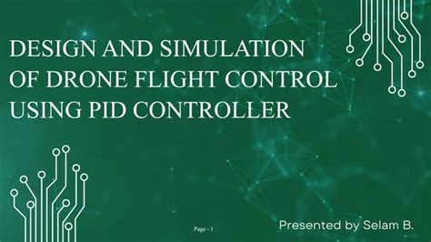 Design And Simulation Of Drone Flight Control Using Pid Controller
