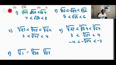 Grade 10 Surd Between Integers And Rounding Off Numbers To Certain