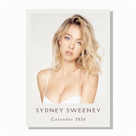 Sydney Sweeney 2026 Calendar Etsy