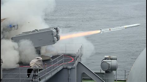 Rim 162 Evolved Seasparrow Missile Essm Youtube