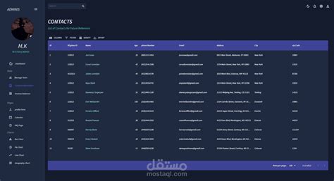 Admin Dashboard مستقل