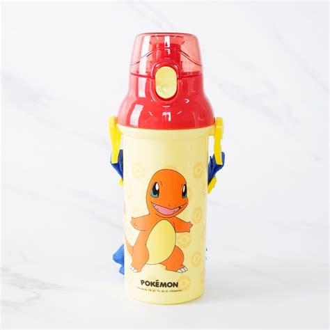 포켓몬스터 원터치 어깨끈 물통파이리 480ml 배민스토어