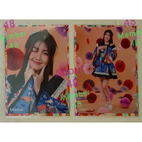 มารีน Bnk48 2 รูปปก รูปสุ่ม Matsuri Kibouteki Refrain สัญญานะ วัน