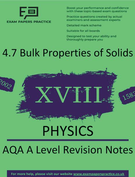 Aqa A Level Physics Revision Notes Exam Papers Practice