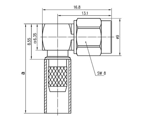 Buy Telegärtner 100027636 100027636 Sma Connector Plug Right Angle 50