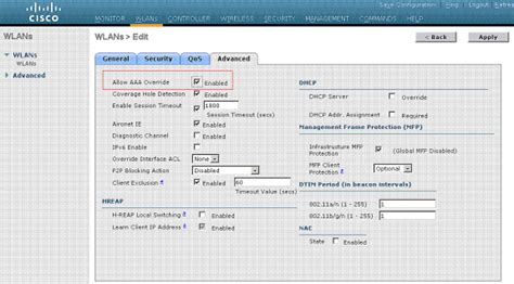 configure a radius server and wlc for dynamic vlan assignment cisco