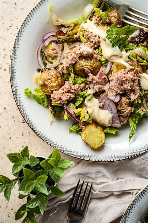 Maaltijdsalade Tonijn Met Geroosterde Sperziebonen Ohmyfoodness