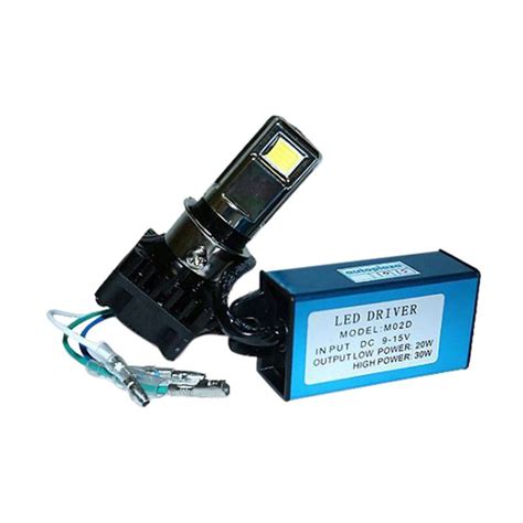 Jual RTD Lampu LED For Motor H4 Hs1 H6 3 Sisi 30 W 6000K Di Seller
