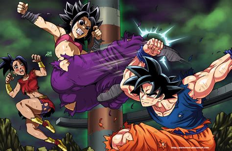 Goku Vs Caulifla And Kale Dragon Ball Know Your Meme