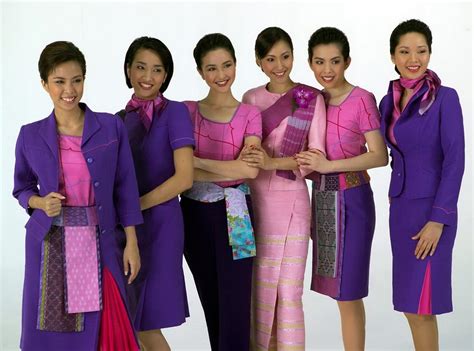 The Airline Thai Airways ~ World Stewardess Crews
