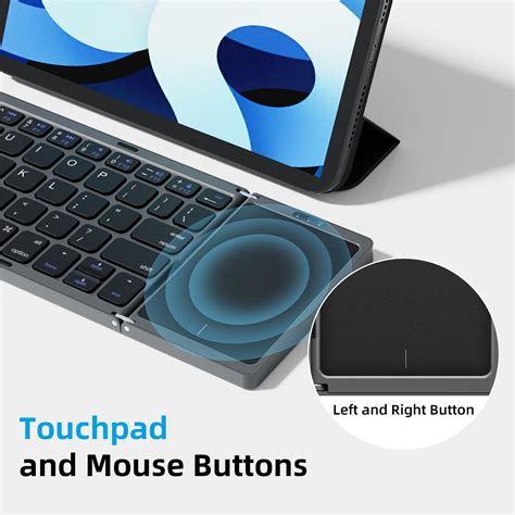 Mamymarket Foldable Bluetooth Keyboard With Touchpad Mamymarket Com