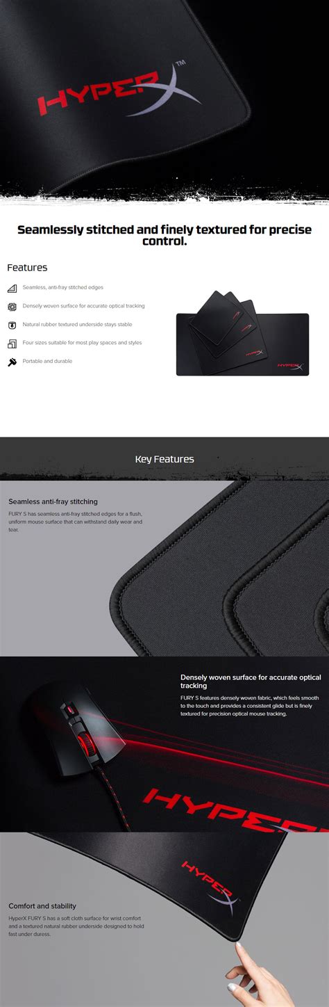 Buy Hyperx Fury S Pro Gaming Mouse Pad Extra Large [hx Mpfs Xl] Pc