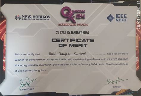 Hackathon Winner Sahil Kulkarni