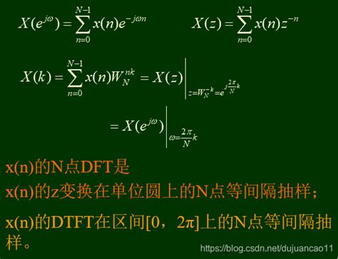 第三章 离散傅里叶变换之三离散傅里叶变换（dft）有限长序列的一致性dft Csdn博客