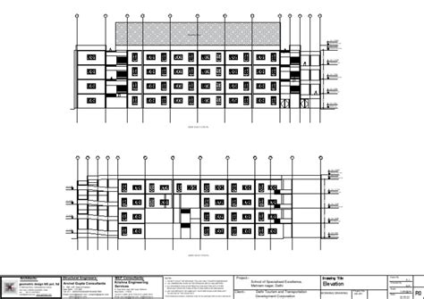 Elevation Classroom Block Side Pdf