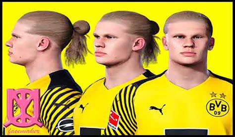 دانلود فیس Erling Haaland برای Pes 2018 ورژن 8 مودینگ وی