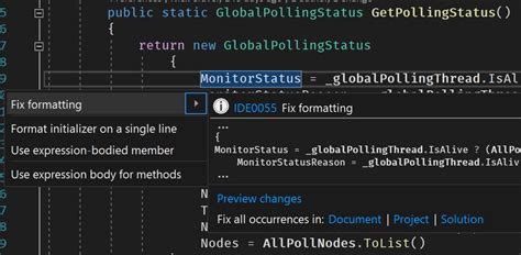 Indentation Broken For Nested Object Initializers · Issue 21192 · Dotnetroslyn · Github