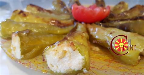 Filled Peppers Peppers With Ricotta Macedonian Food Macedonian