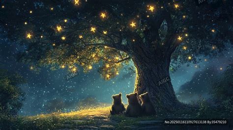 Ai创作图萤火虫夜晚挂画 神秘梦幻的大树 魔法森林插画 梦幻森林插画 萤火虫之夜插画海报 童话世界壁纸 梦幻唯美童话童年美梦 梦幻森林图片 萤火虫之夜 梦幻森林壁纸 星愿树 梦幻夜晚立体画