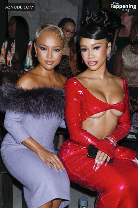 Saweetie Sizzles In Sexy Outfit At La Quan Smith Fashion Show Aznude