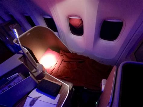 Luxurious Travel Business Class Seat Upon Boarding