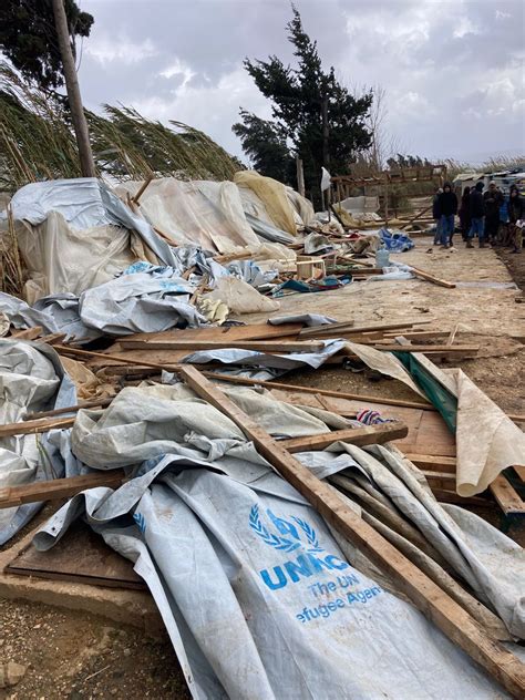 Le Hcr En France On Twitter De Violentes Tempêtes Au Liban Ont