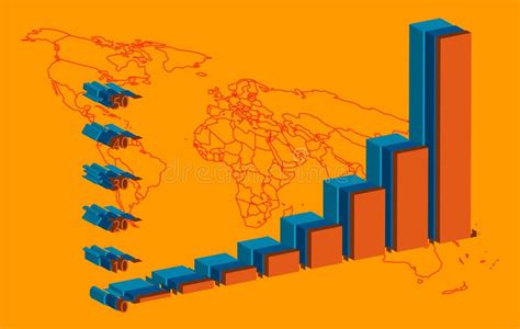 Ascending Vector Chart Stock Vector Illustration Of Graph 3301898