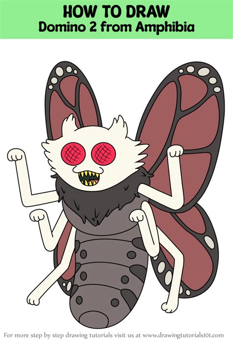 How To Draw Domino 2 From Amphibia Amphibia Step By Step