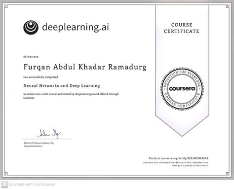 furqan abdul khadar ramadurg on linkedin deeplearningai neuralnetworks
