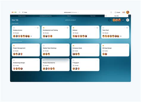 trello app for macos ui ux design prototype behance