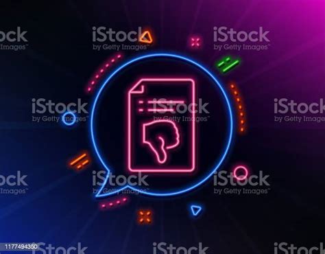 파일 줄 아이콘을 거부합니다 문서 서명을 거절합니다 벡터 엄지손가락을 아래로에 대한 스톡 벡터 아트 및 기타 이미지 엄지