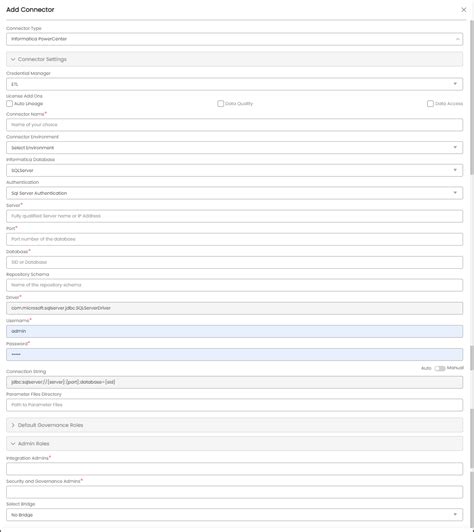 Informatica Powercenter Connector