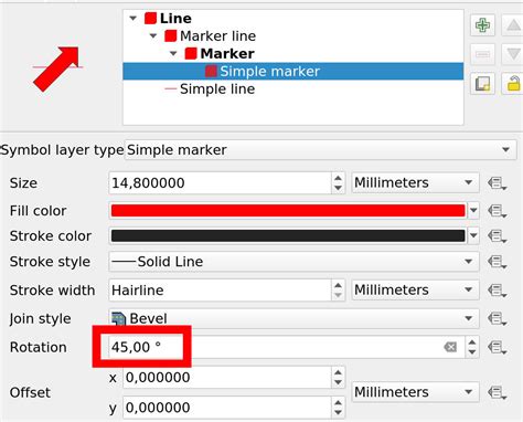 Marker Line Simple Marker Rotation Override Not Respecting Follow Line Direction Setting Issue
