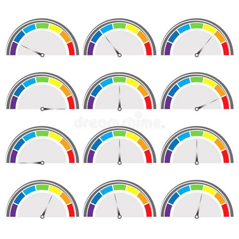 Rainbow Speed Logo Icon Design Set Stock Illustration Stock Vector Illustration Of Black