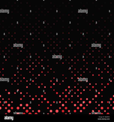 Geometrical Dot Pattern Vector Snowfall Background Illustration With Circles Stock Vector