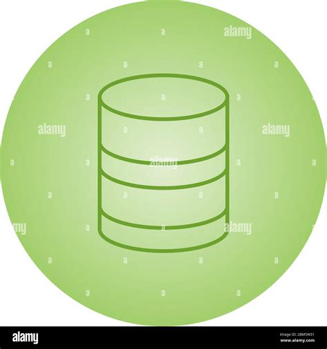 Beautiful Database Vector Line Icon Stock Vector Image And Art Alamy