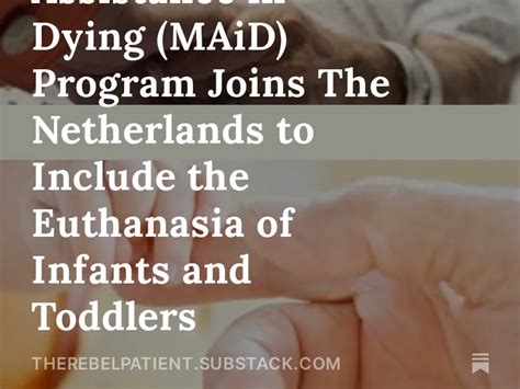 Canadas Medical Assistance In Dying Maid Program Joins The