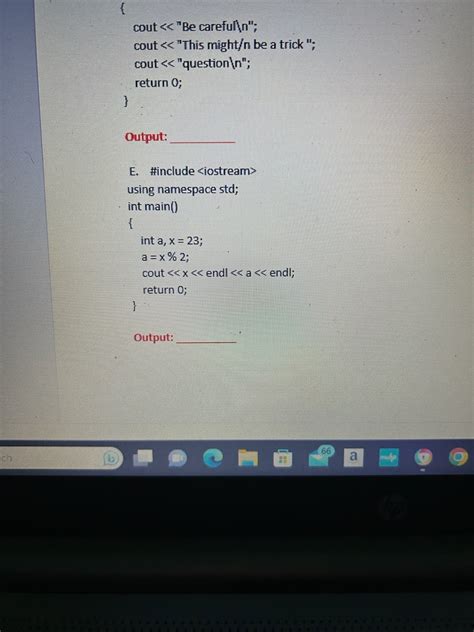 Solved A Include Using Namespace Std Int Main Int Chegg
