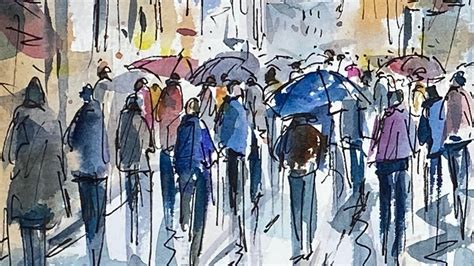 Abstract Paintings Of People Watercolor