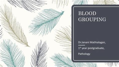 Blood Groupingppt