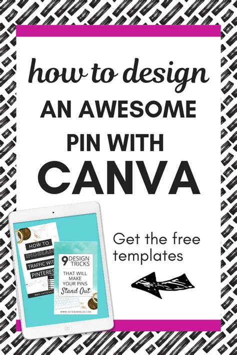 How To Design Pin Images In Canva Kate Danielle Creative